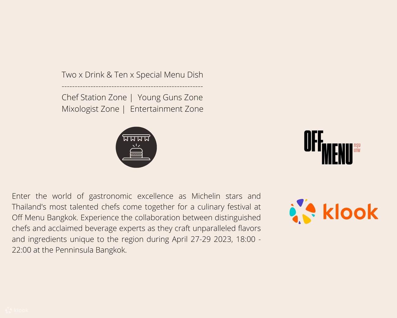 The Off Menu Bangkok 2023 at The Peninsula Bangkok